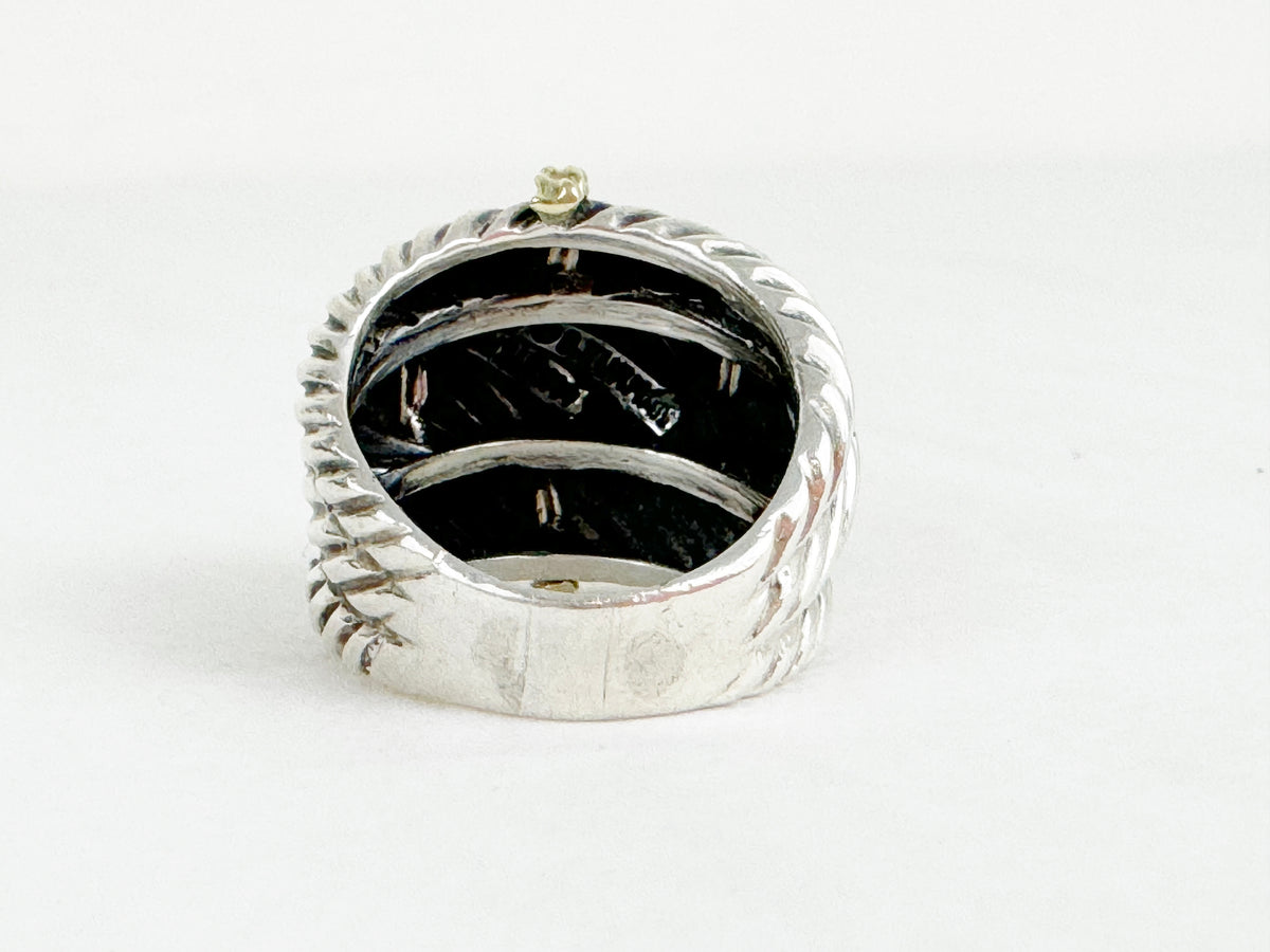 David Yurman 3 Row Cable Ring Size 7.5 – KMK Luxury Consignment