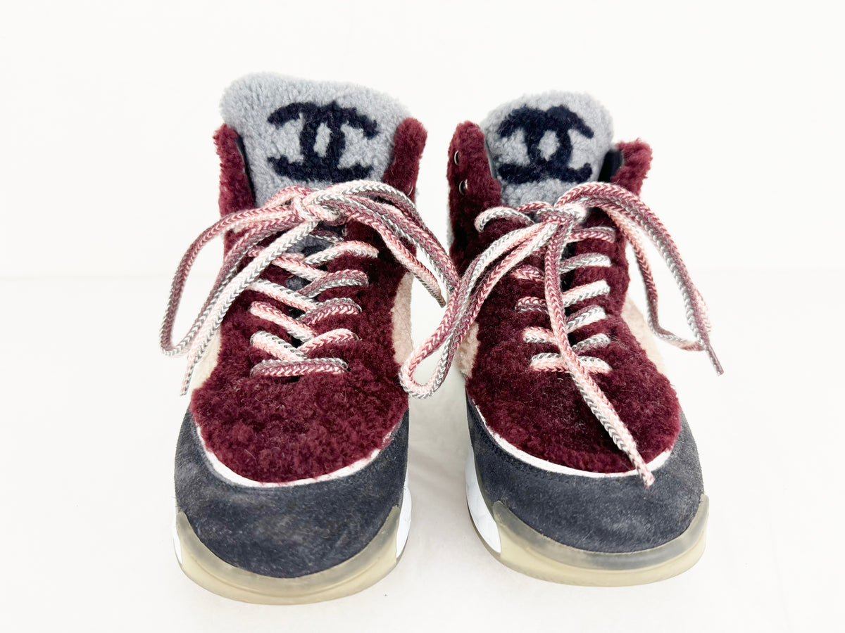 Chanel Shearling High Top Sneaker Size 8 – KMK Luxury Consignment