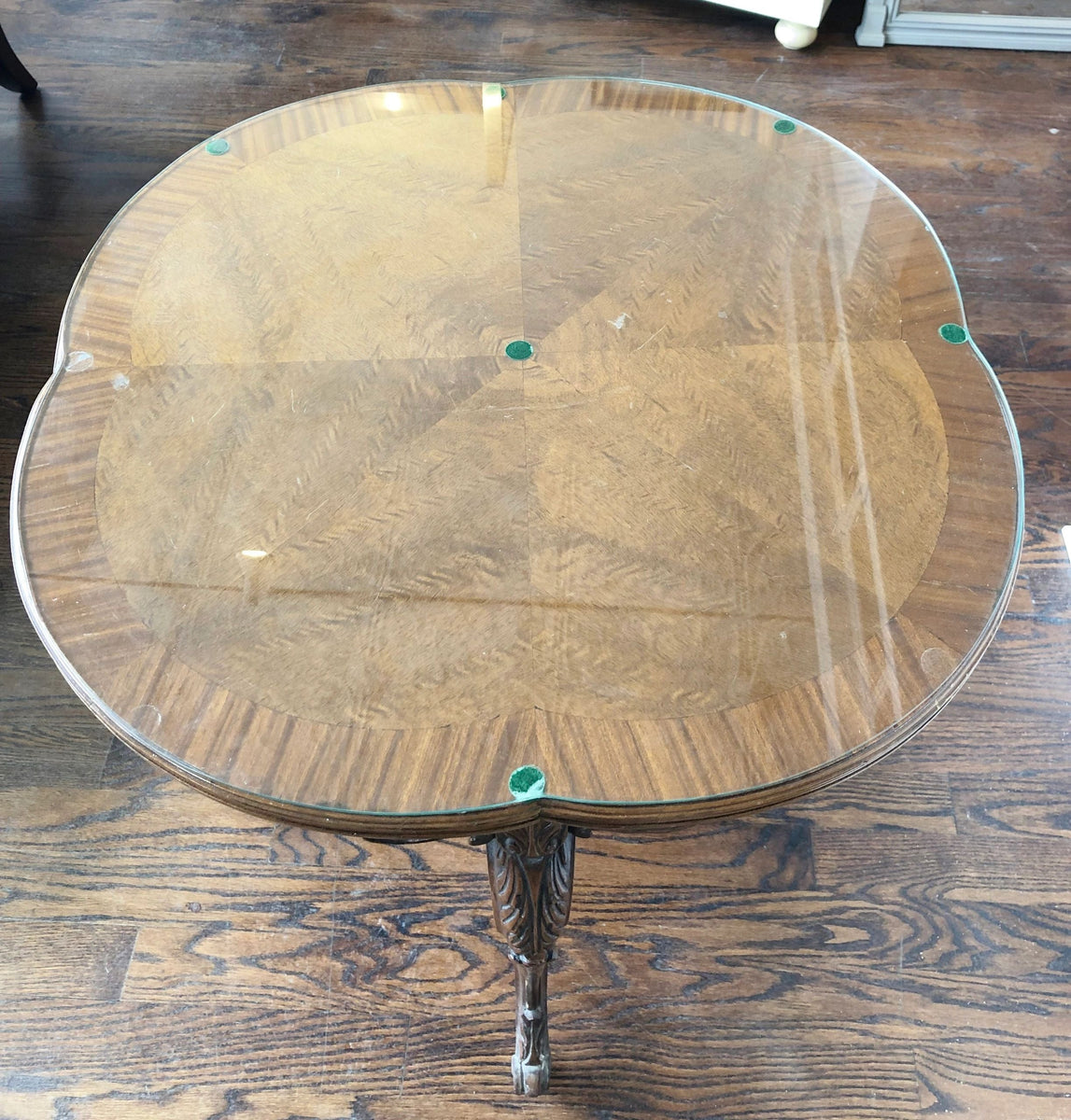 Antique Glass Table Top – KMK Luxury Consignment