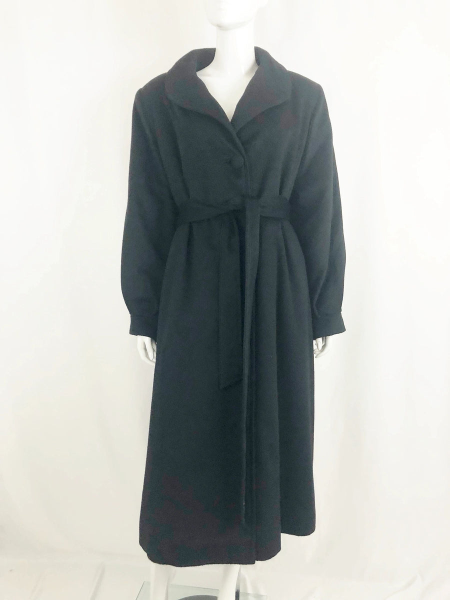 Loro Piana Belted Cashmere Coat With Mink Liner Size L – KMK Luxury ...