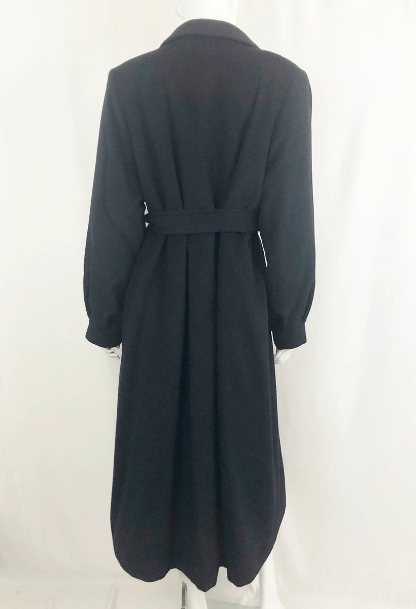 Loro Piana Belted Cashmere Coat With Mink Liner Size L – KMK Luxury ...