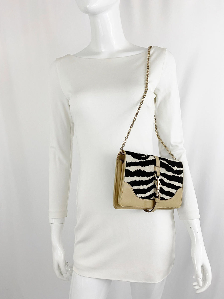Gucci Broadway Zebra Shoulder Bag – KMK Luxury Consignment