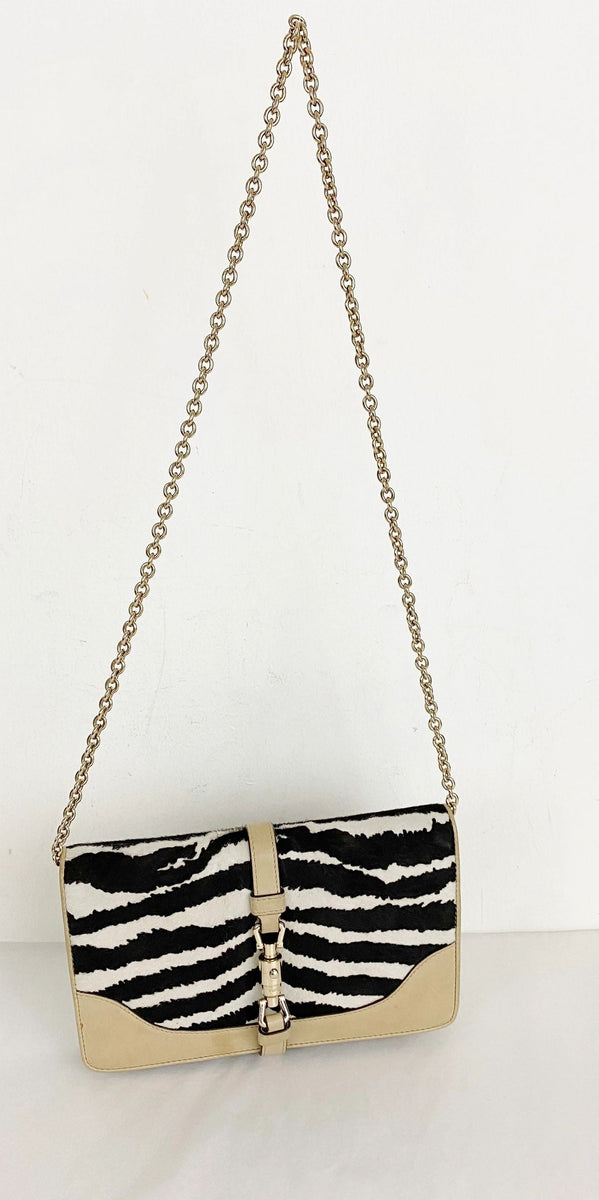 Gucci Broadway Zebra Shoulder Bag – KMK Luxury Consignment